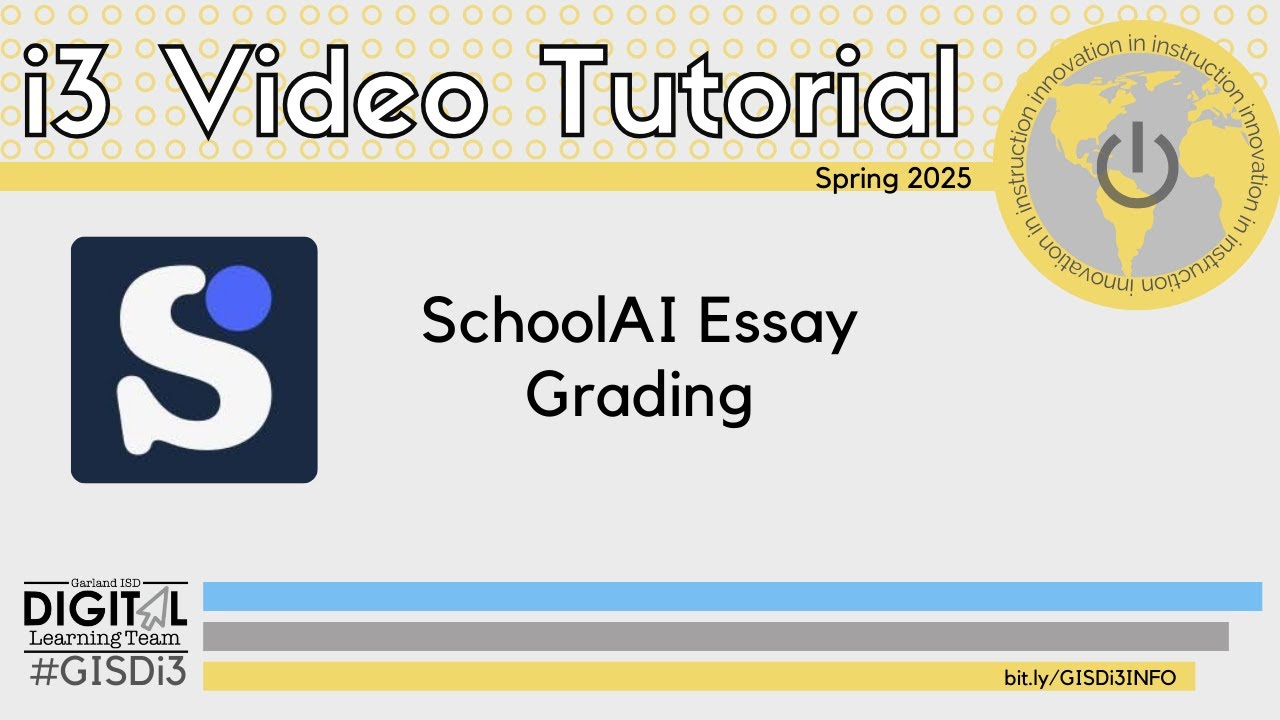 SchoolAI Essay Grading | Rachel Stewart | i3 Video Tutorial - YouTube