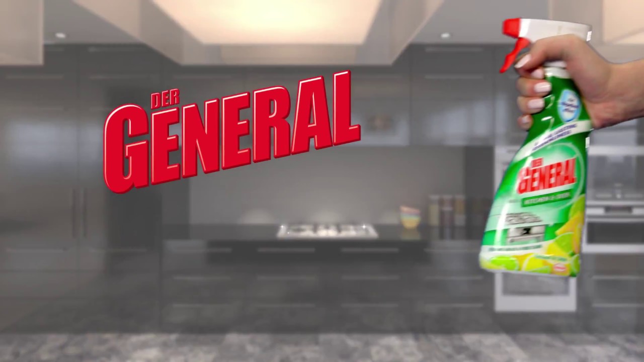 Der General Spray Cleaner: A 3D Animation of Cleaning Efficiency - YouTube