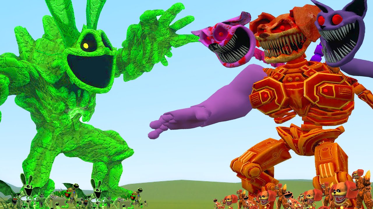 NEW JOYKILL BOSS POPPY PLAYTIME FAMILY VS POPPY PLAYTIME TITAN RABBIT ...