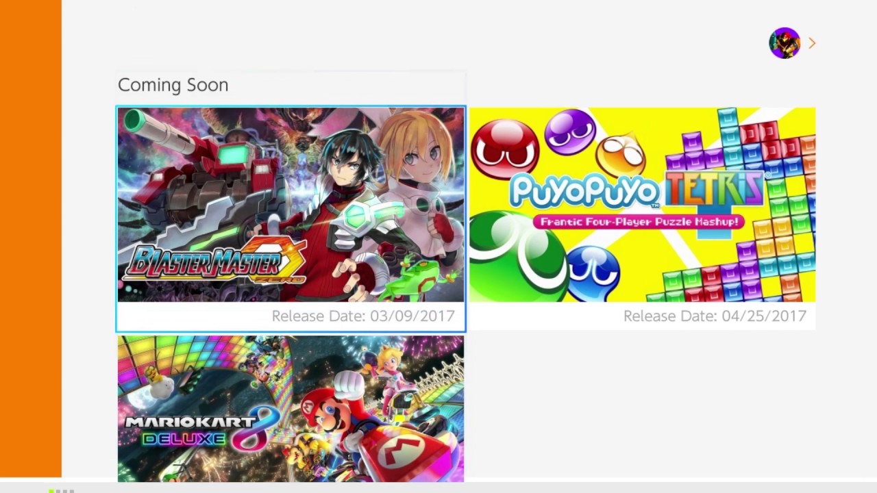 Nintendo Switch UI - eShop Rundown - YouTube