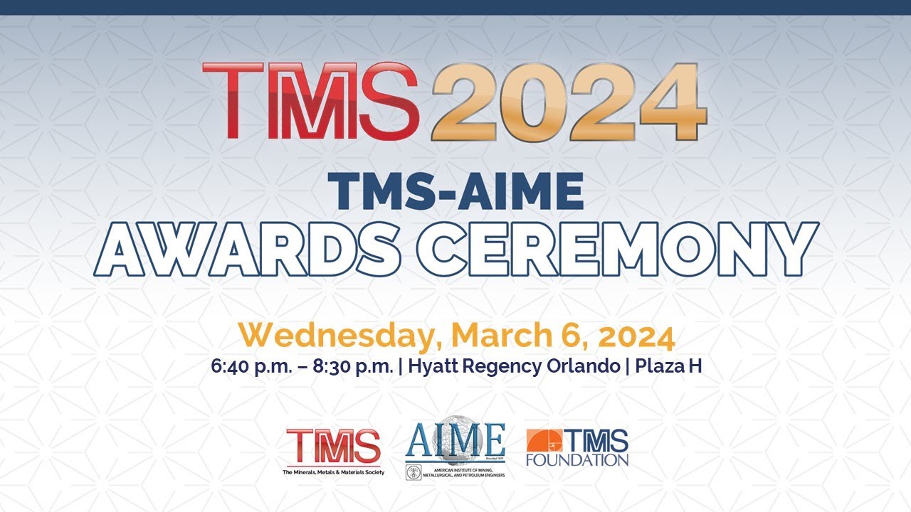 TMS AIME 2024 Awards Ceremony - YouTube