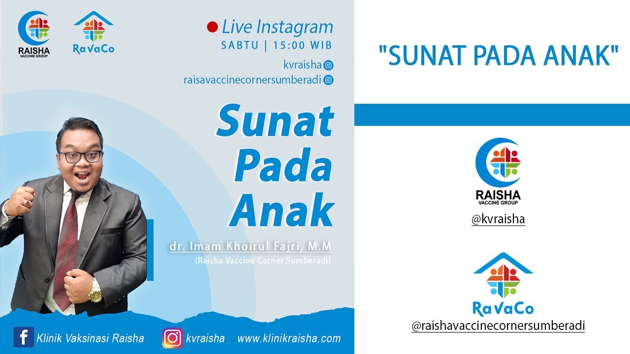 IG Live Sunat pada Anak | KVRaisha | bersama dr. Imam Khoirul Fajri, M ...