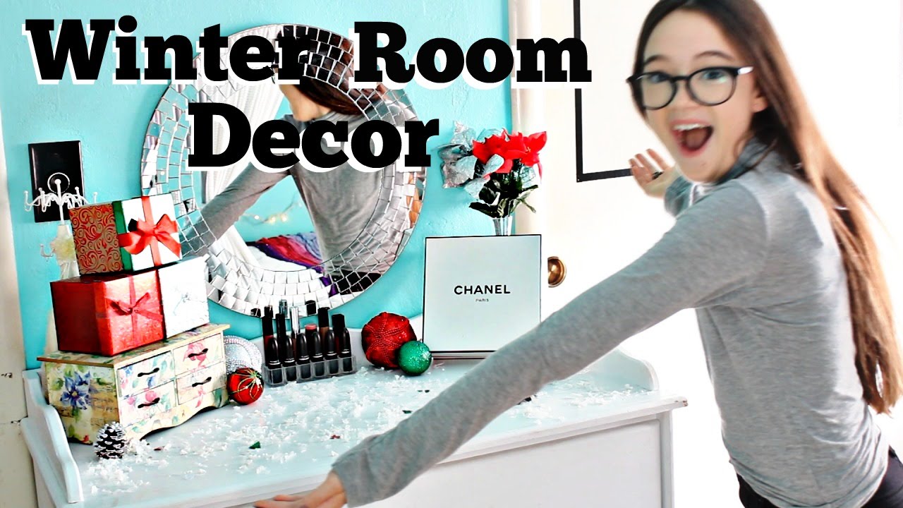 (Fixed) Holiday Room Makeover!! DIY Room Decor for Winter & Christmas ...