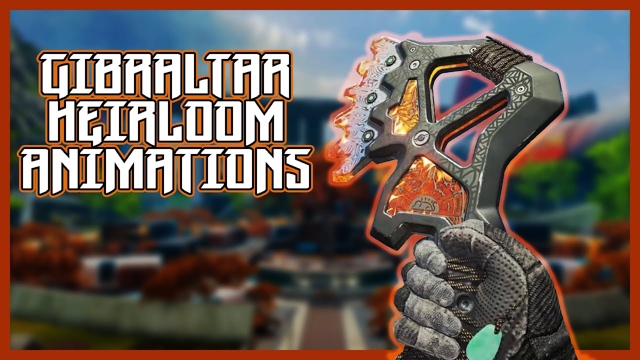 Gibraltar Heirloom Animations | First and Third person | Apex Legends ...