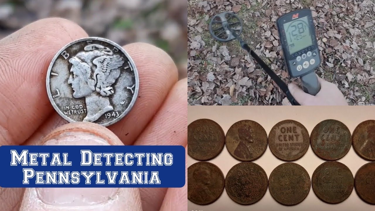 Metal Detecting In Pennsylvania, 4 Silver Day ! - YouTube