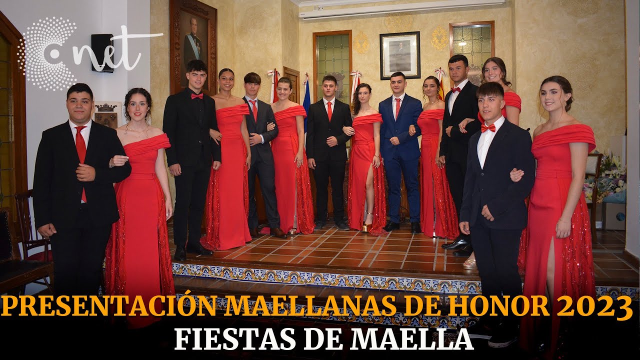 Presentación de las MAELLANAS de HONOR | Fiestas de Maella 2023 - YouTube
