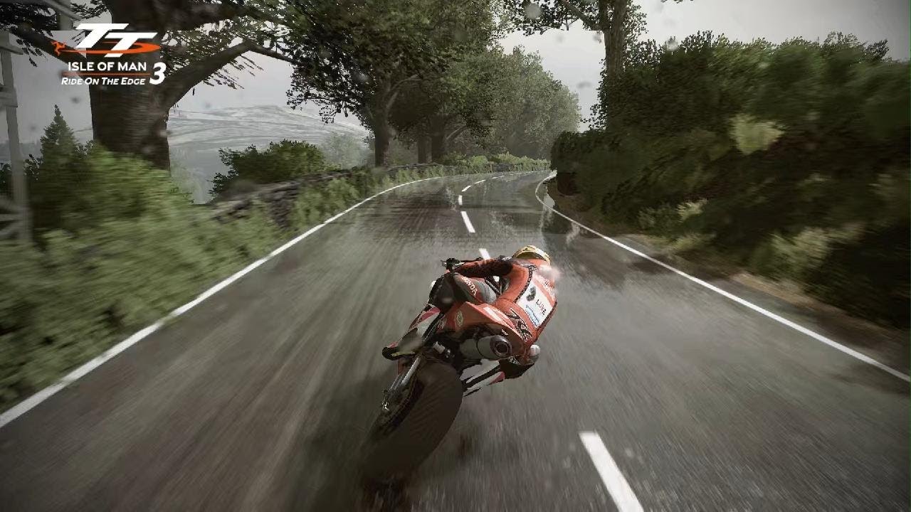 TT Isle of Man: Ride on the Edge 3 Joey Thompson Laxey course rain ...