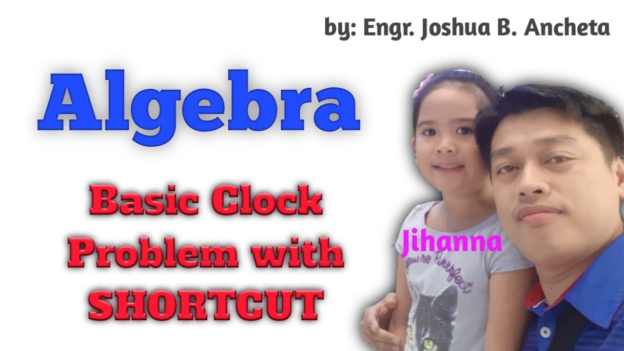 Algebra: Basic Clock Problem (Conventional and Shortcut) - YouTube