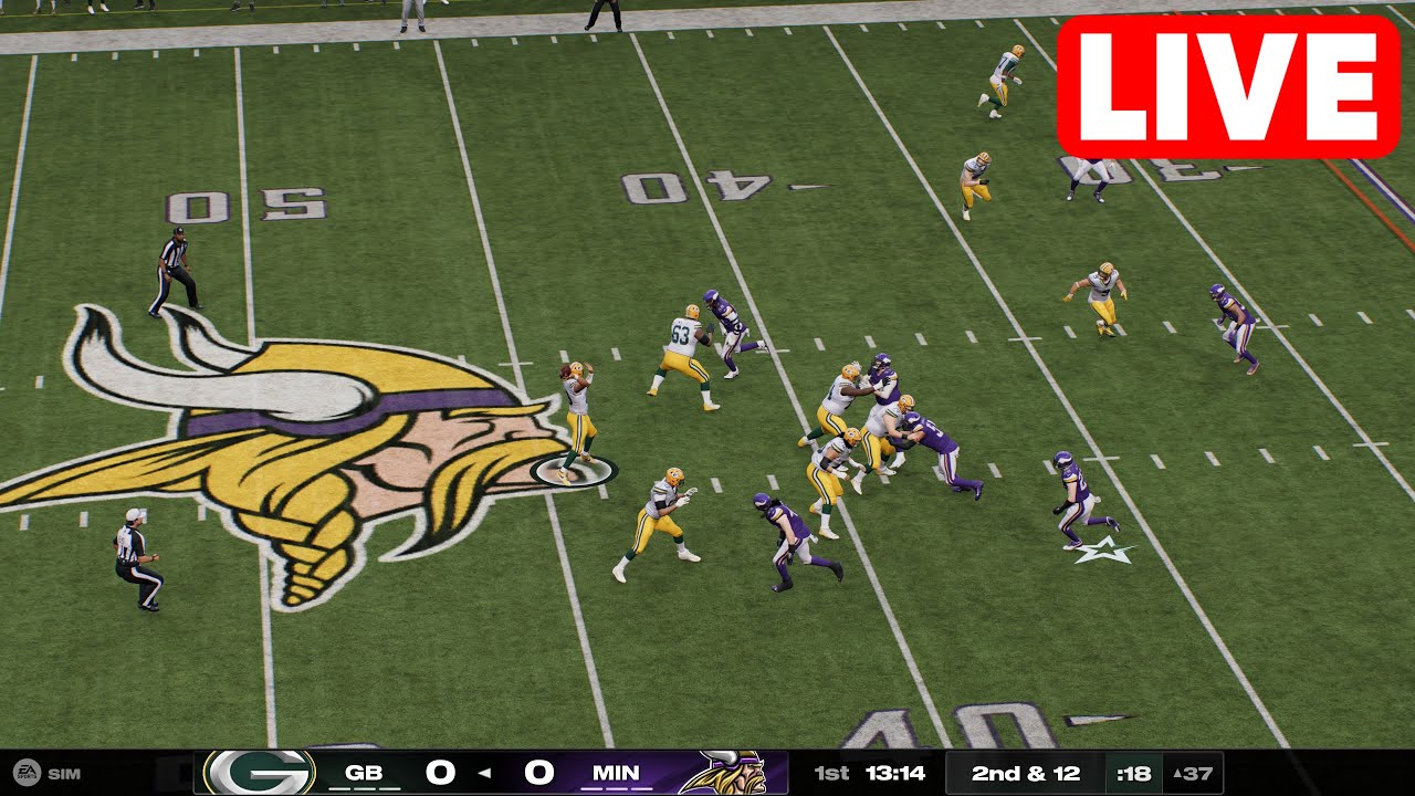 NFL LIVE🔴 Packers vs. Vikings | Week 17 NFL Full Game - 29th December 2024 Madden NFL 25 - YouTube