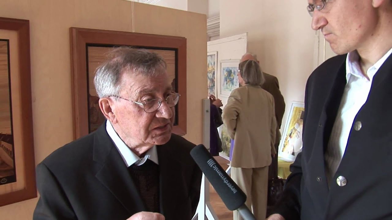 Interview mit Friedrich Eberle, Aquarellmaler - Dinkelsbühl 2010 - YouTube