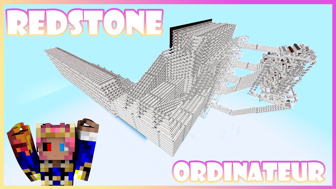 ORDINATEUR EN REDSTONE (incroyable) - MINECRAFT 1.17 - YouTube