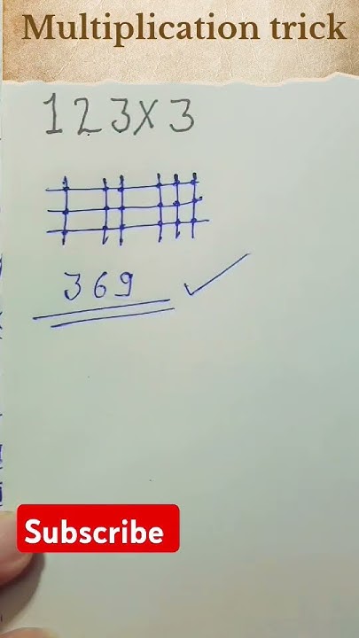Multiplication short trick #mathstricks #shortvideo #trending #multiplication - YouTube