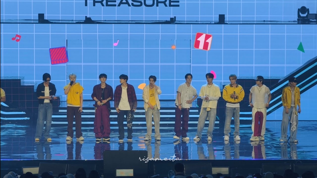 Fancam Treasure 트레저 - Ment at Allo Bank Festival 2025 in Jakarta - YouTube