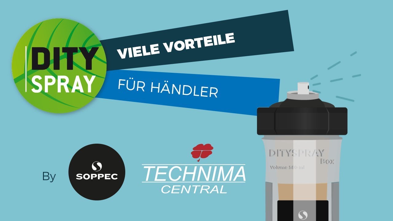 🍃 DITYSPRAY : Die vielen Vorteile 🍃 Technima Central - SOPPEC - YouTube