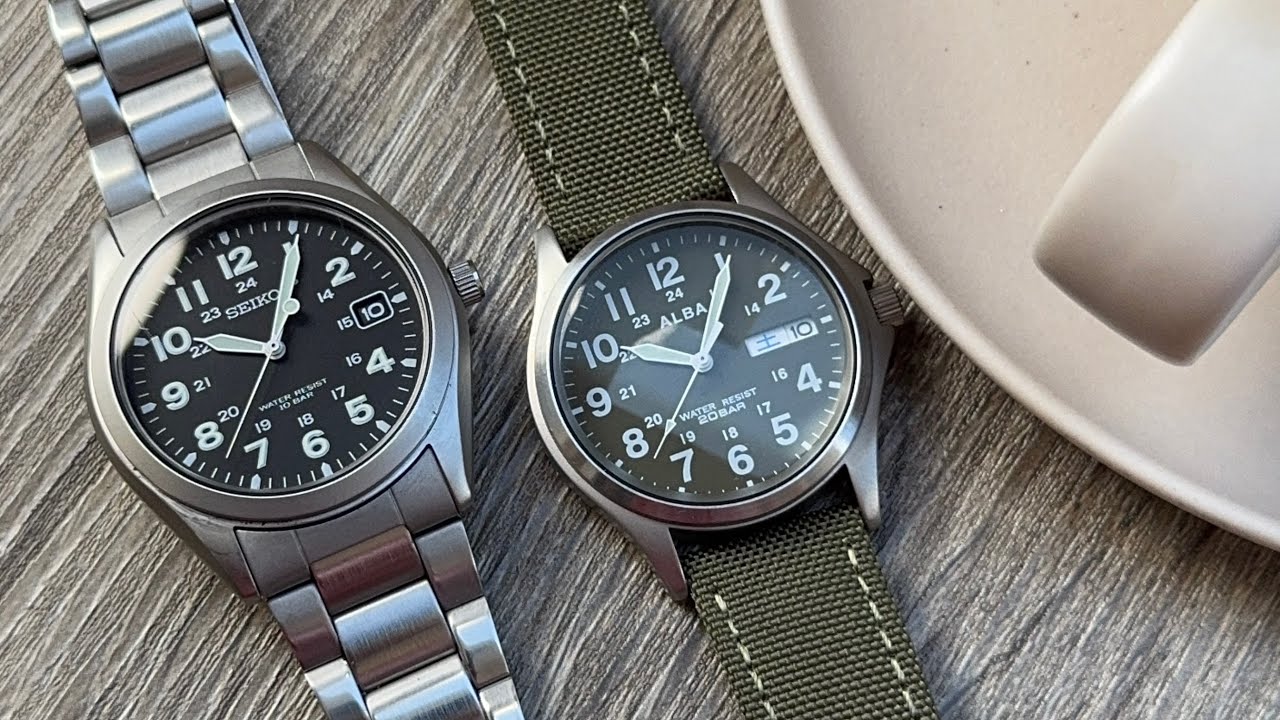 Duet Seiko X Alba Famous Field Watches/ Military Watches - YouTube