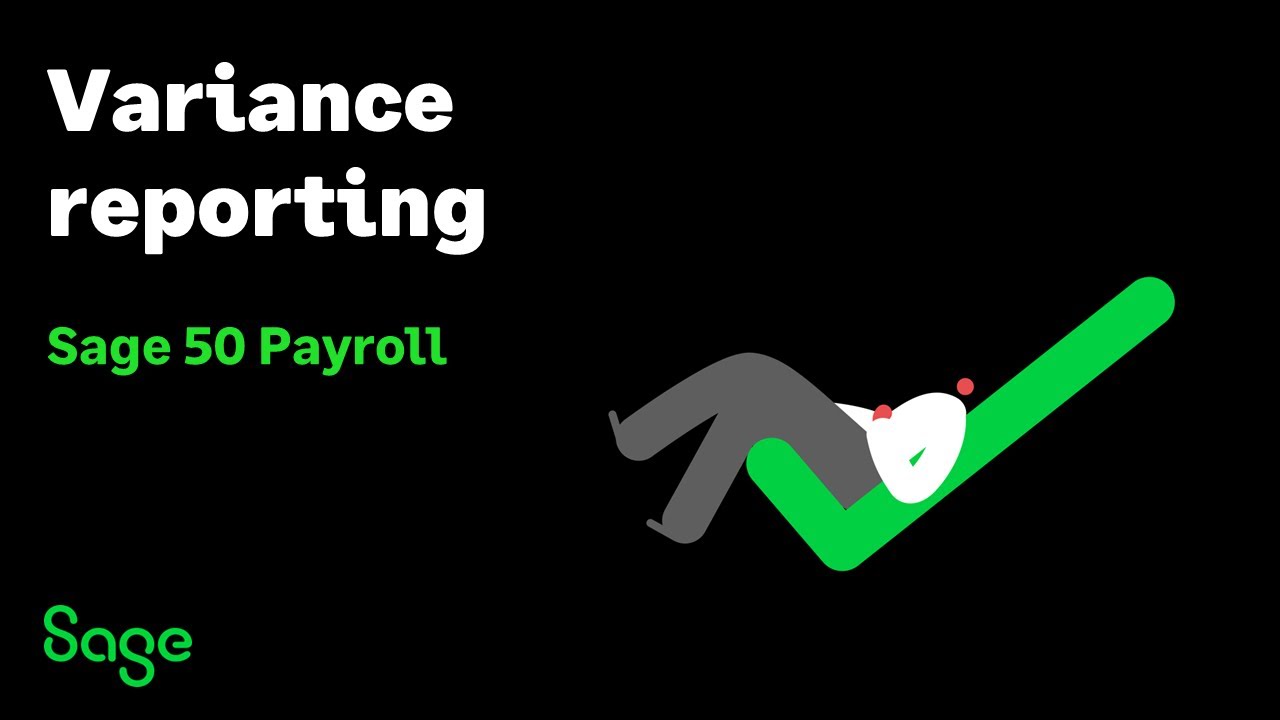 Sage 50 Payroll (UK) - Variance reporting - YouTube