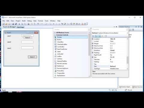 Microsoft Visual Basic 2008 Tutorial By Saif - YouTube