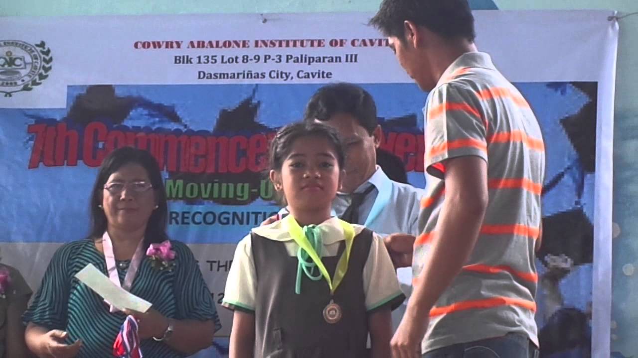 March 25, 2013 Angel Formento getting her school awards - YouTube