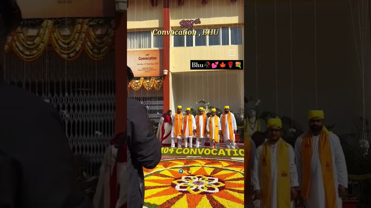 104th convocation BHU💐 |BHU #convocation #bhu #trending - YouTube