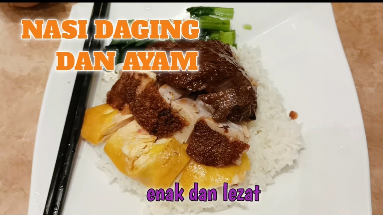MUKBANG NASI DAGING ANGSA DAN AYAM // SEDAP DAN NIKMAT // THAIHING ...