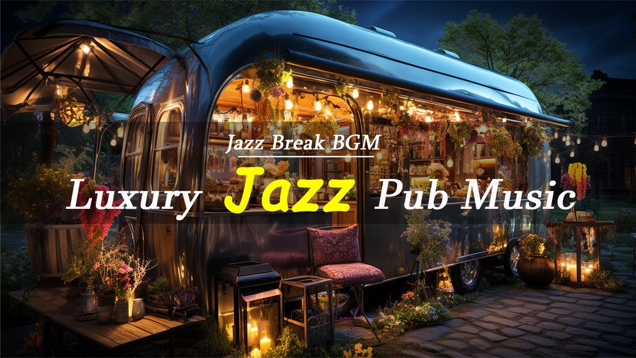 Luxury Jazz Pub ☕ Relaxing Background Music In Cozy Bar Space To Relax ...