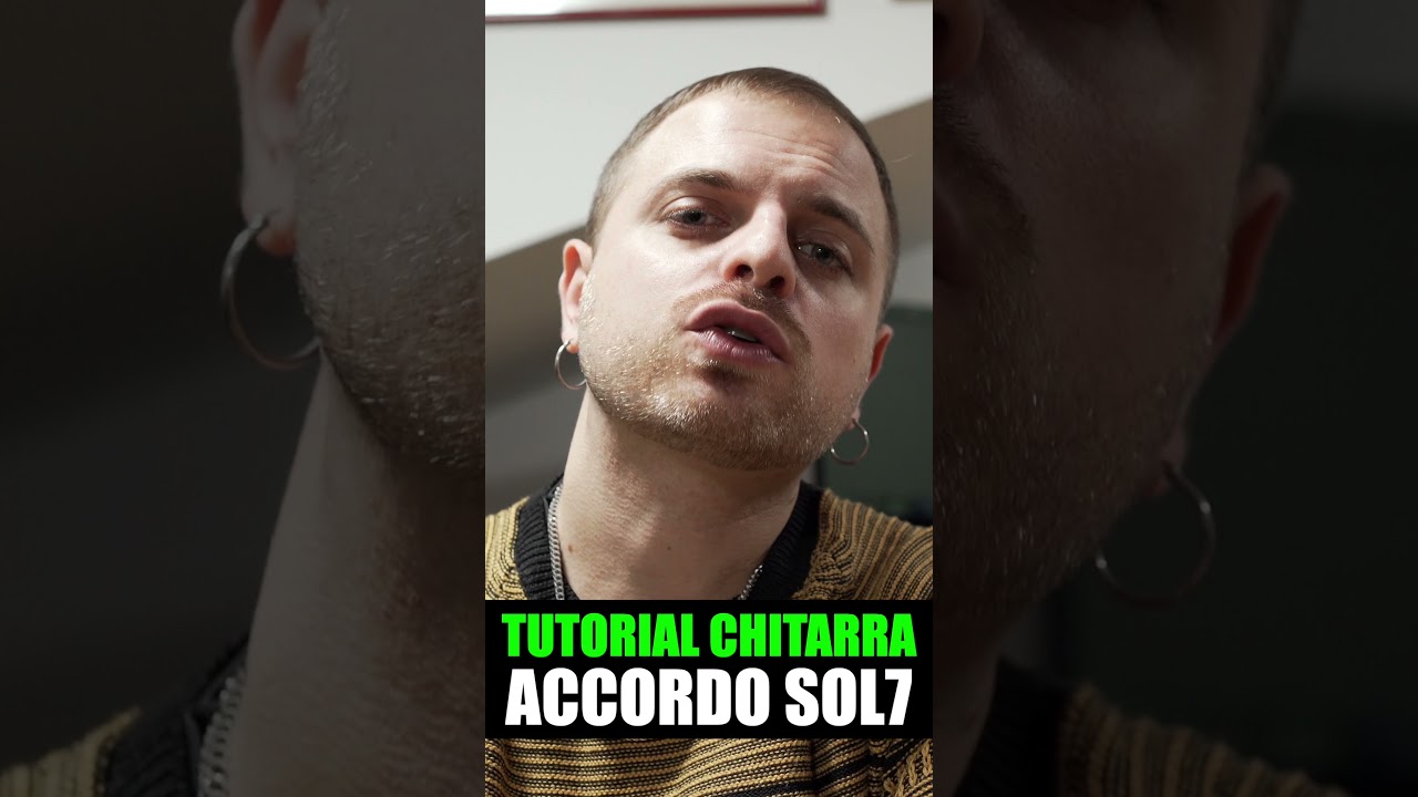 Accordo di SOL7 | Tutorial Chitarra #shorts - YouTube