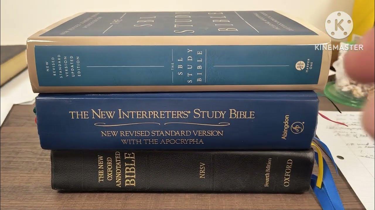 SBL Study Bible, NRSV Comparisons: NRSVue vs. 4th NOAB vs. NISB, (plus Robert Alter Commentary ...