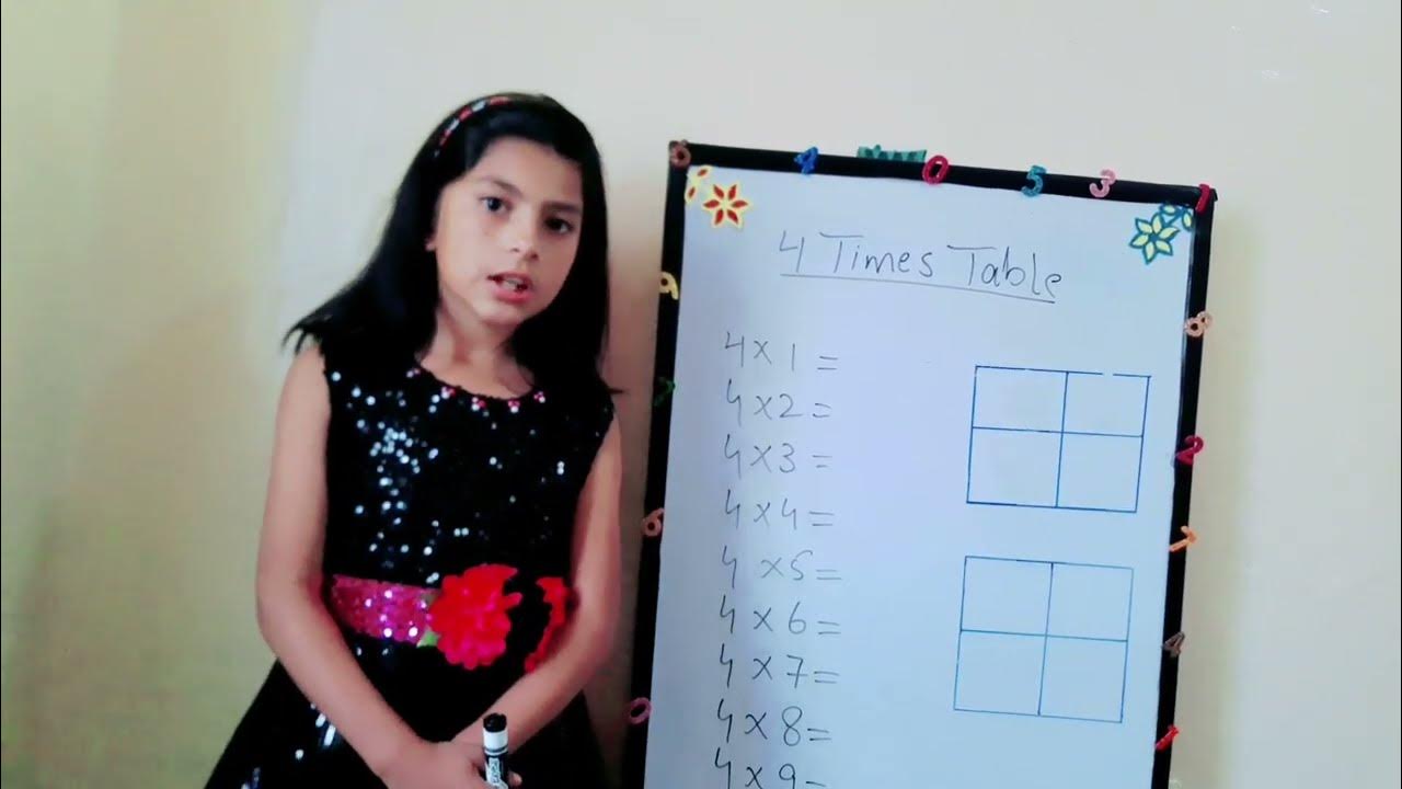 Maths Tricks & Tips|| Esay & Fast way to Learn 4 Times Multiplication ...