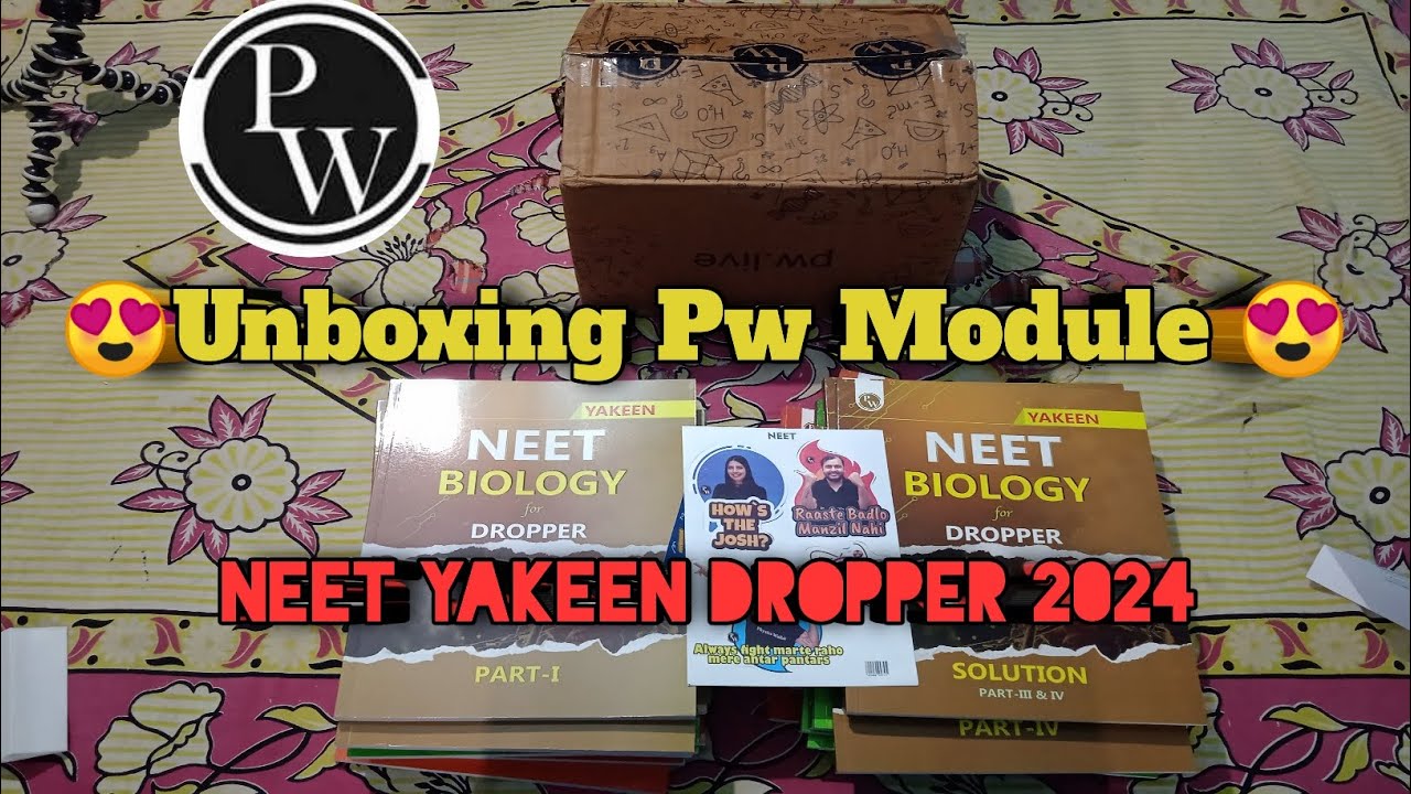 Unboxing of Pw Module II Unboxing Pw Neet Module 2024 II #unboxing #pw ...