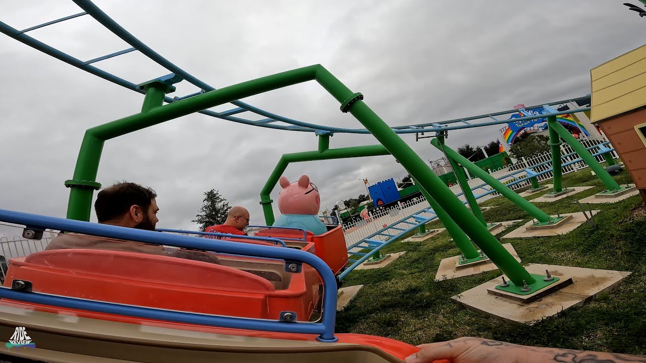 Daddy Pig's Roller Coaster - Onride - Peppa Pig Theme Park - Zamperla ...