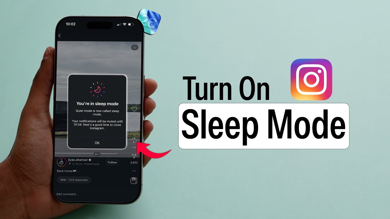 How To Turn On Sleep Mode On Instagram on iOS 26? - YouTube