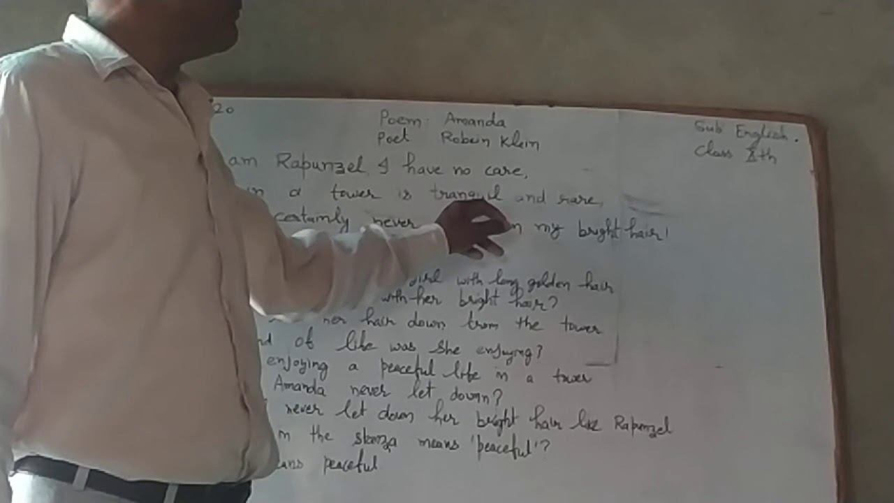 AMANDA POEM. COMPRESSION QUESTION - YouTube