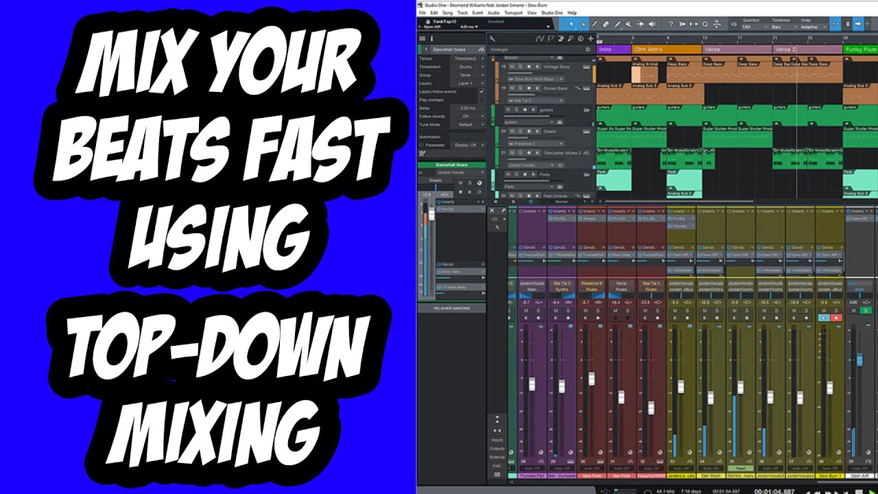 USE TOP DOWN MIXING TO MIX YOUR BEATS FAST💨 - YouTube