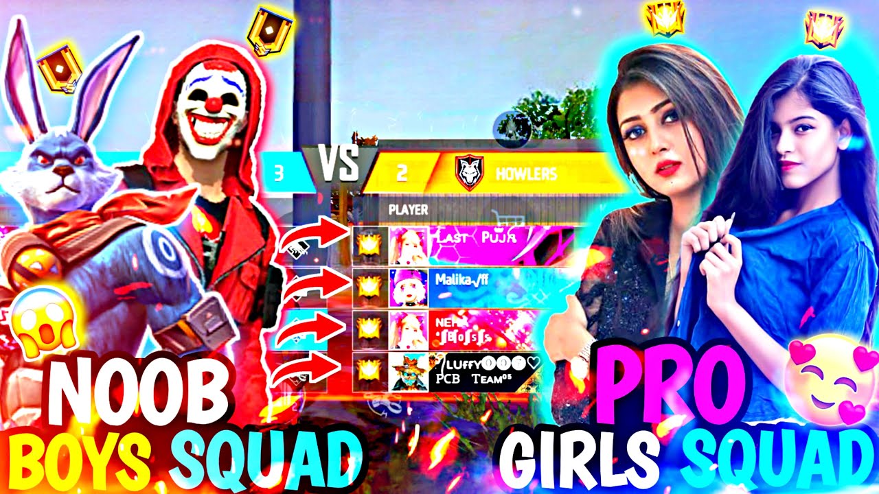 First Time My Opponent Girl squad || Ultra Pro Girls Squad In My Game ...