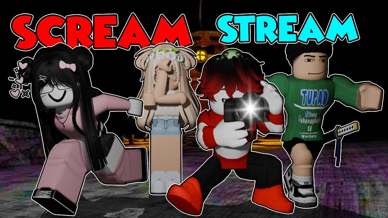Mga noobs na naglaro ng horror game... | Scream Stream | Roblox - YouTube
