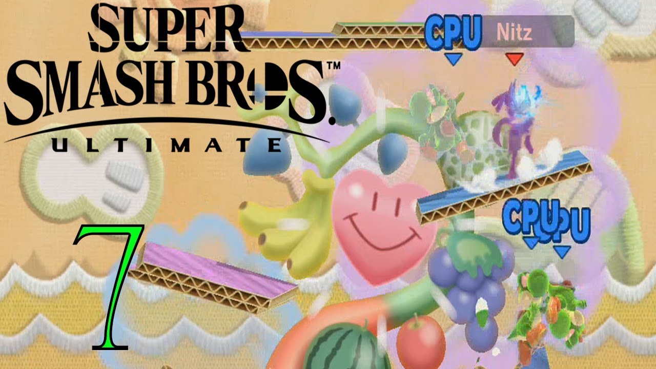 [7] YARN YOSHI RAGE QUIT! (Super Smash Bros Ultimate World Of Light ...