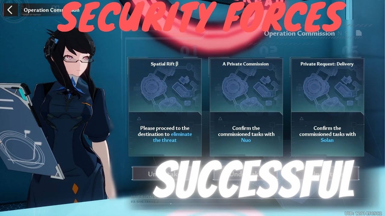 SECURITY FORCE | SPATIAL RIFT B | GUIDELINES | TOWER OF FANTASY 2.2 ...