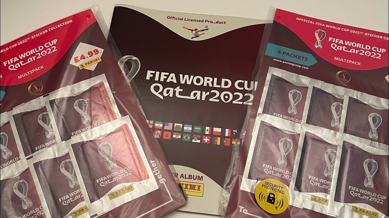 Panini FIFA World Cup Qatar 2022 sticker book and pack openings. - YouTube