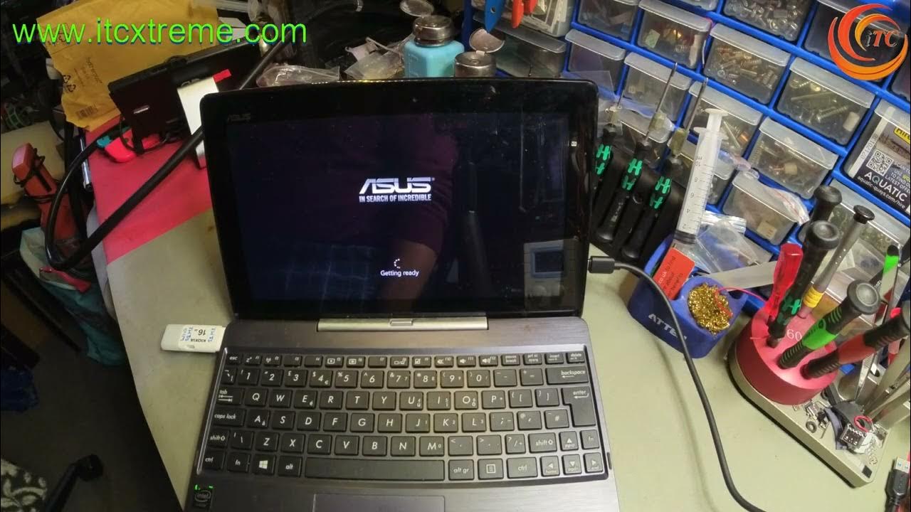 How to install Windows 10 on Asus T100TA Transformer - YouTube