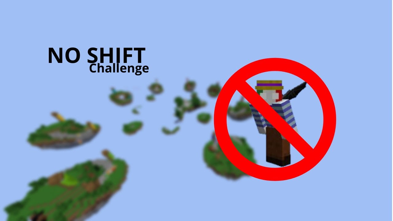 NO SHIFT CHALLENGE | MINECRAFT ITA - YouTube