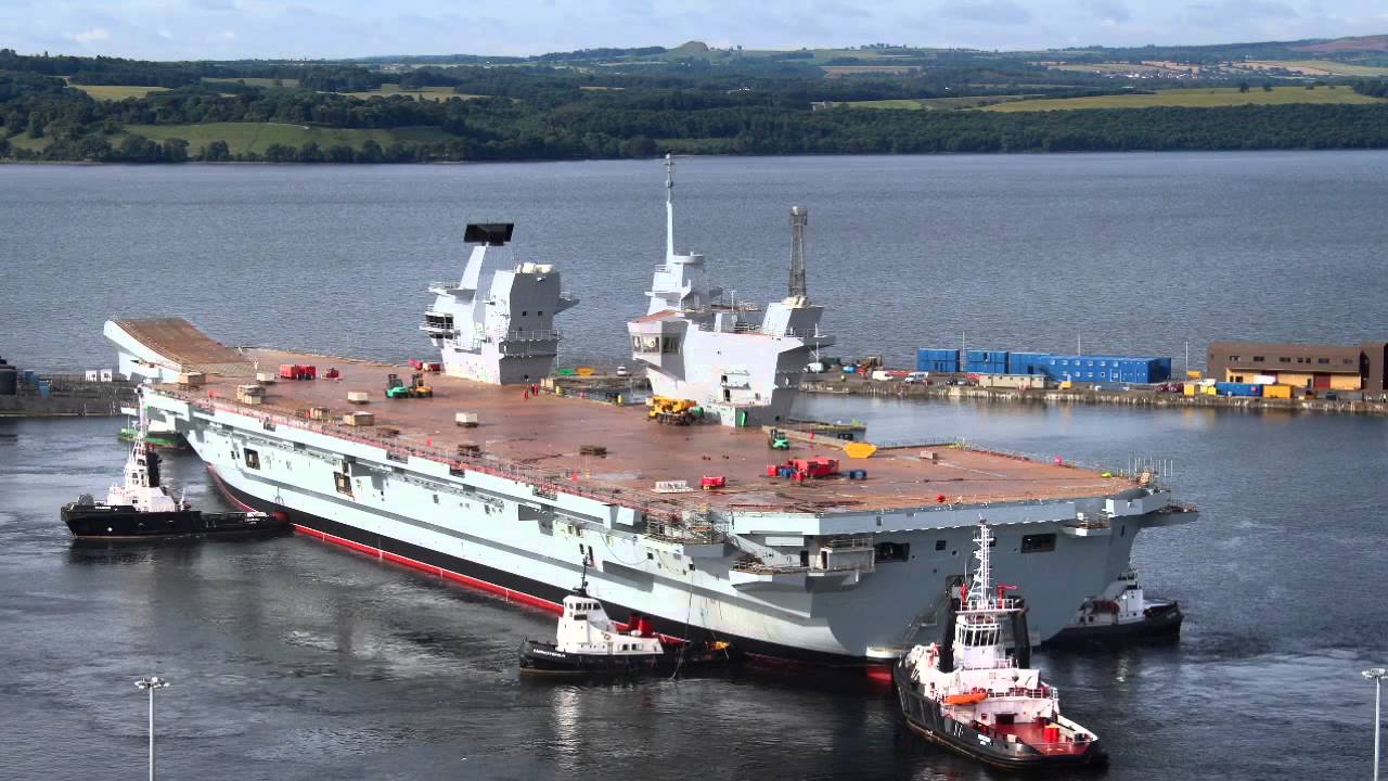 HMS Queen Elizabeth class aircraft carriers - YouTube