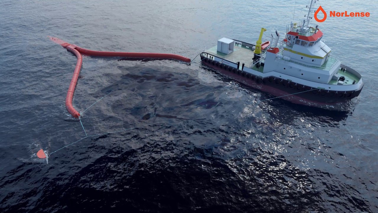 Norlense High speed sweep system (Oiltrawl) - YouTube