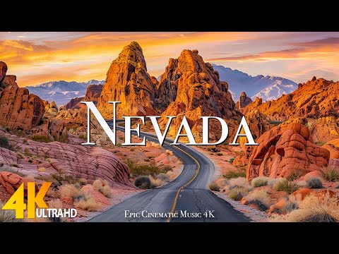 Nevada 4K Amazing Aerial Film • Beautiful Nature Scenery With Epic Cinematic Music • Video 4K UHD