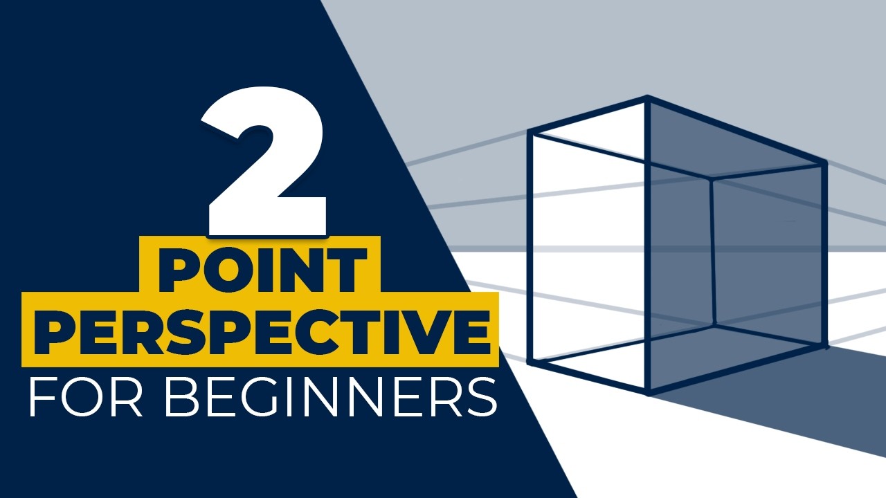 How to Draw Two Point Perspective - The Ultimate Beginner Tutorial - YouTube