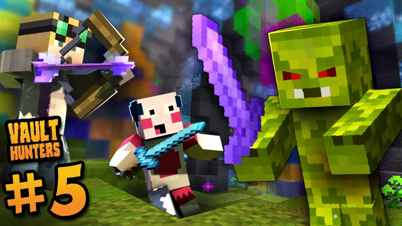The First Vault Boss! - MINECRAFT VAULT HUNTERS SMP #5 - YouTube