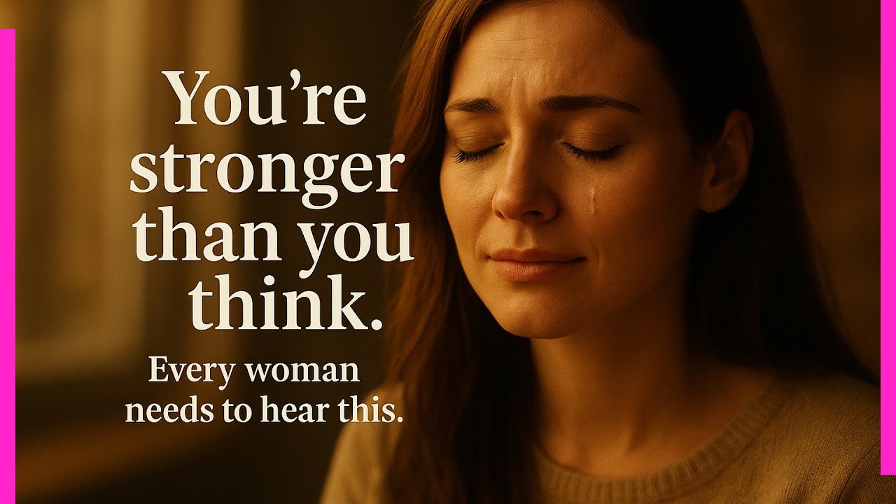 You Are Stronger Than You Think | A Heart-Touching Story Every Woman ...