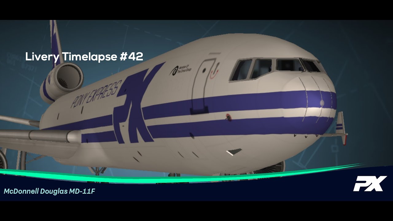 RFS Livery Timelapse - MD-11F Pony Express - YouTube