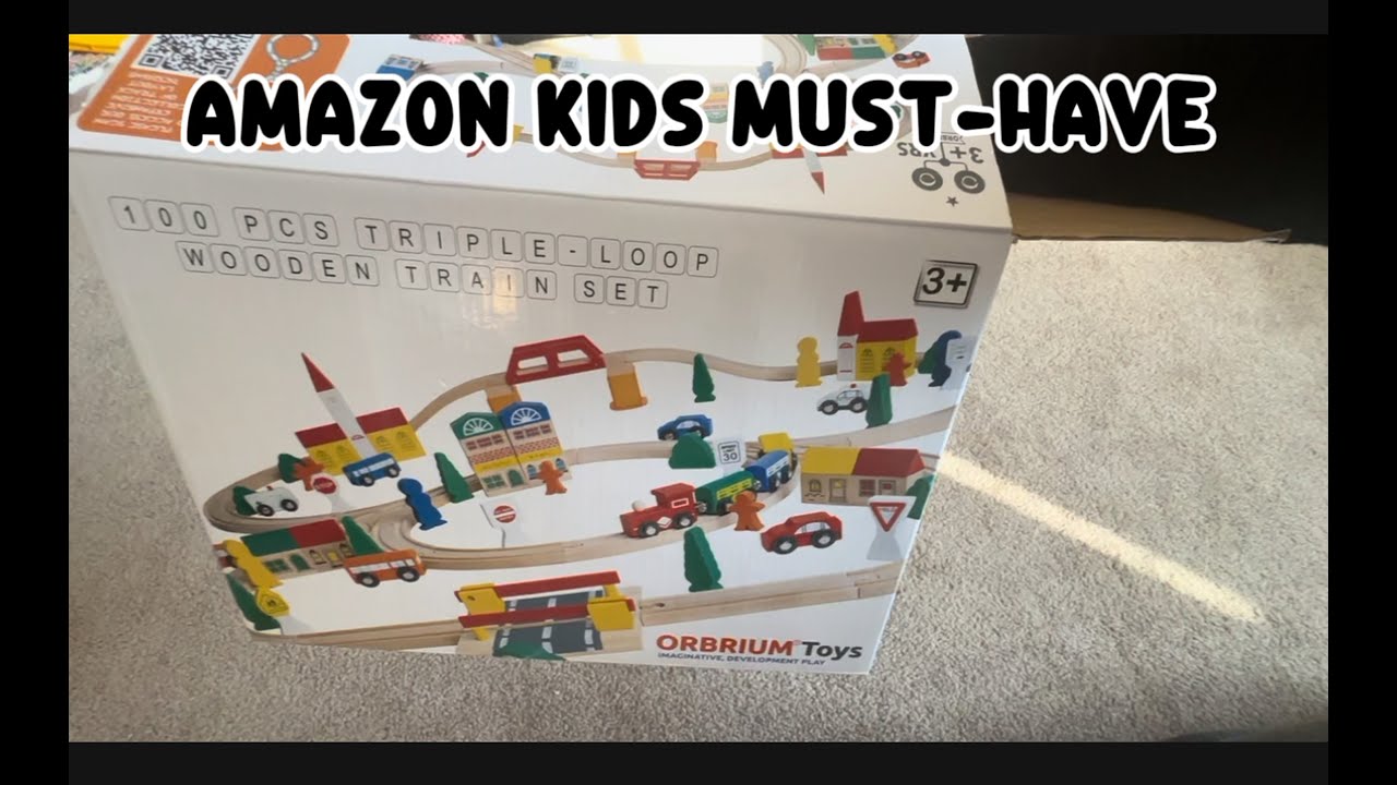 Watch Before You Buy! Orbrium Toys Triple-Loop Wooden Train Set Review ...