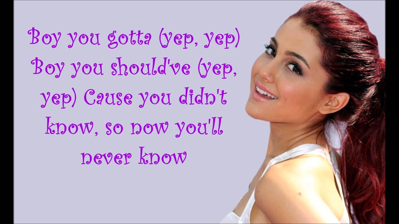Ariana Grande - You'll Never Know [lyrics] - YouTube