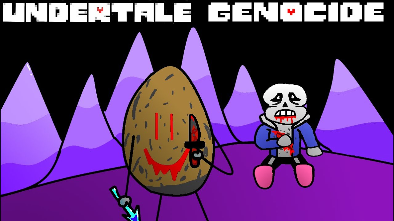 Beginning the genocide ending in undertale (thumbnail by @fnafmaster_1 ...